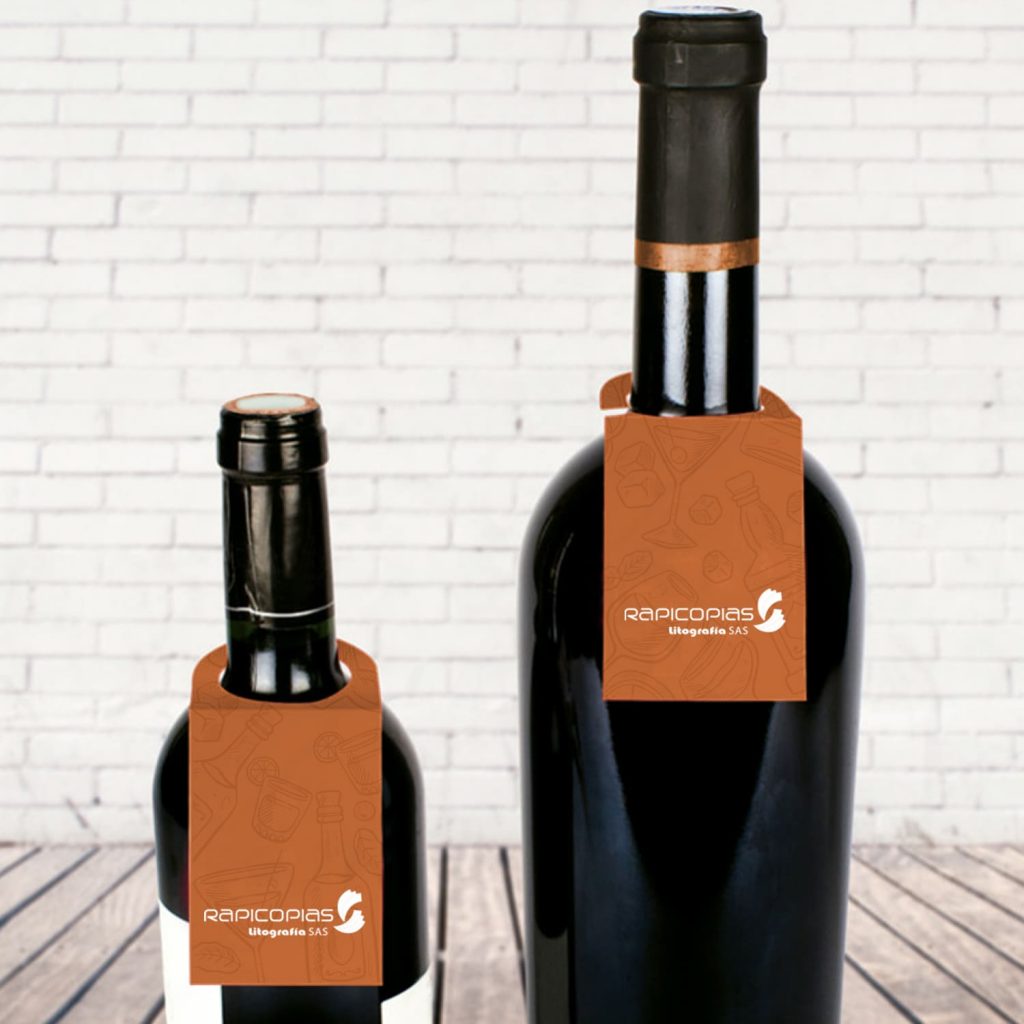 Collarines para botellas – Rapicopias Publicidad en Medellín